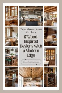 17 Wooden Kitchen Design Ideas with a Modern Edge - Chosen Furniture