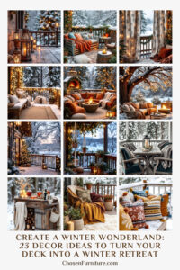 23 Winter Deck Decor Ideas For a a Winter Retreat - Chosen Furniture