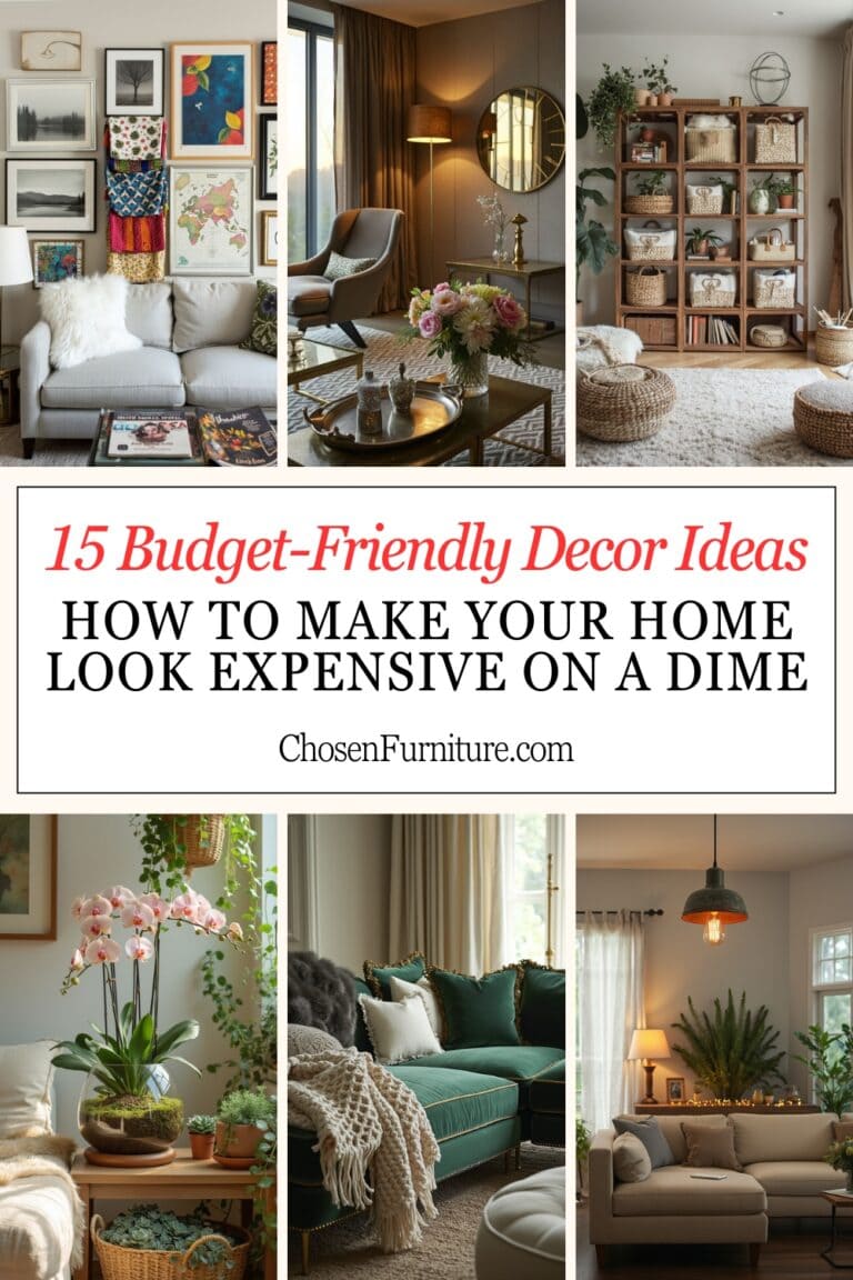 15 Budget-Friendly Decor Ideas: Make Your Home Look Expensive - Chosen ...