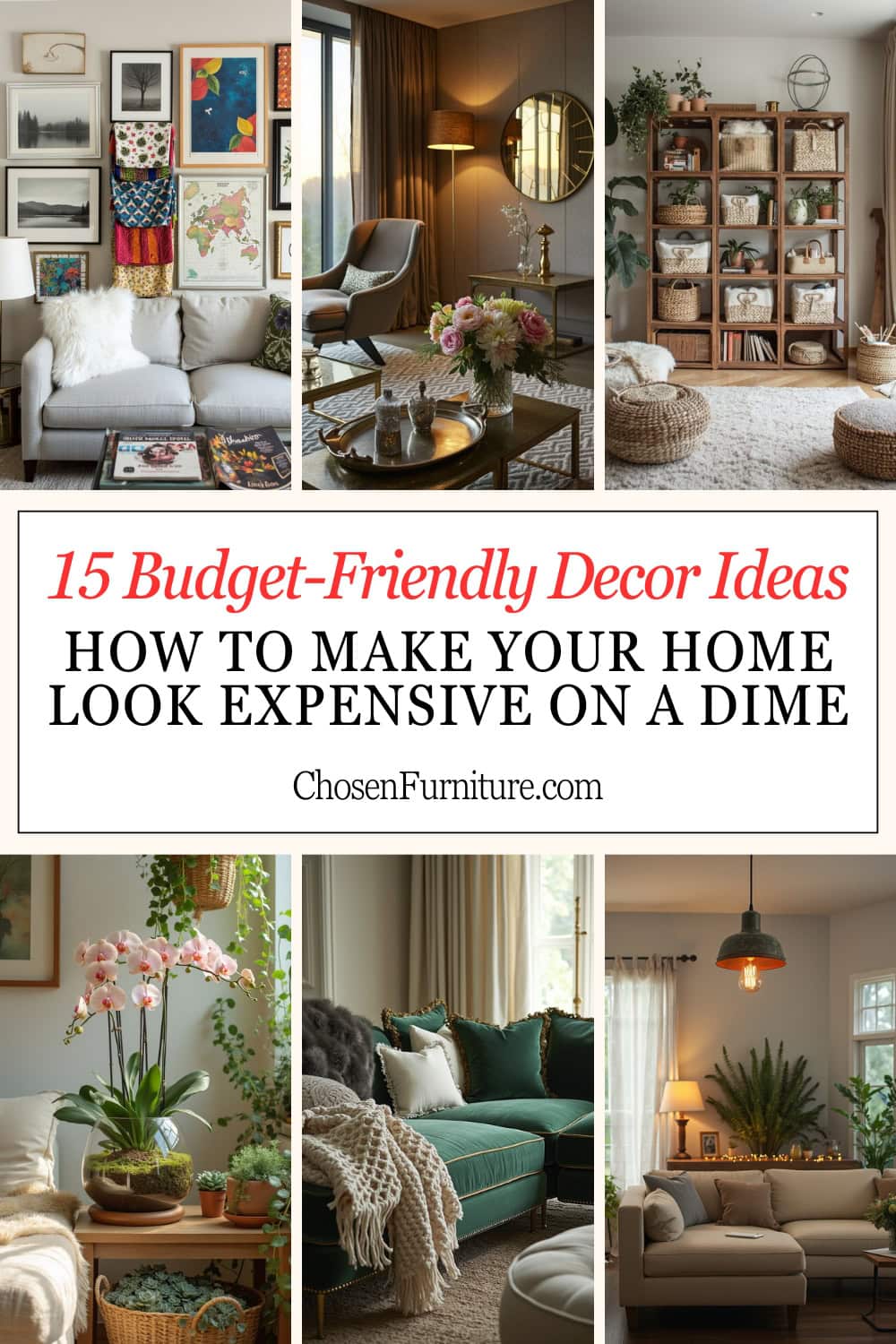 15 Budget-Friendly Decor Ideas: Make Your Home Look Expensive - Chosen ...