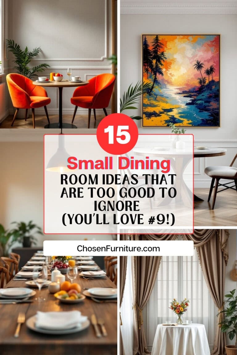 15 Small Dining Room Ideas That Are Too Good - Chosen Furniture