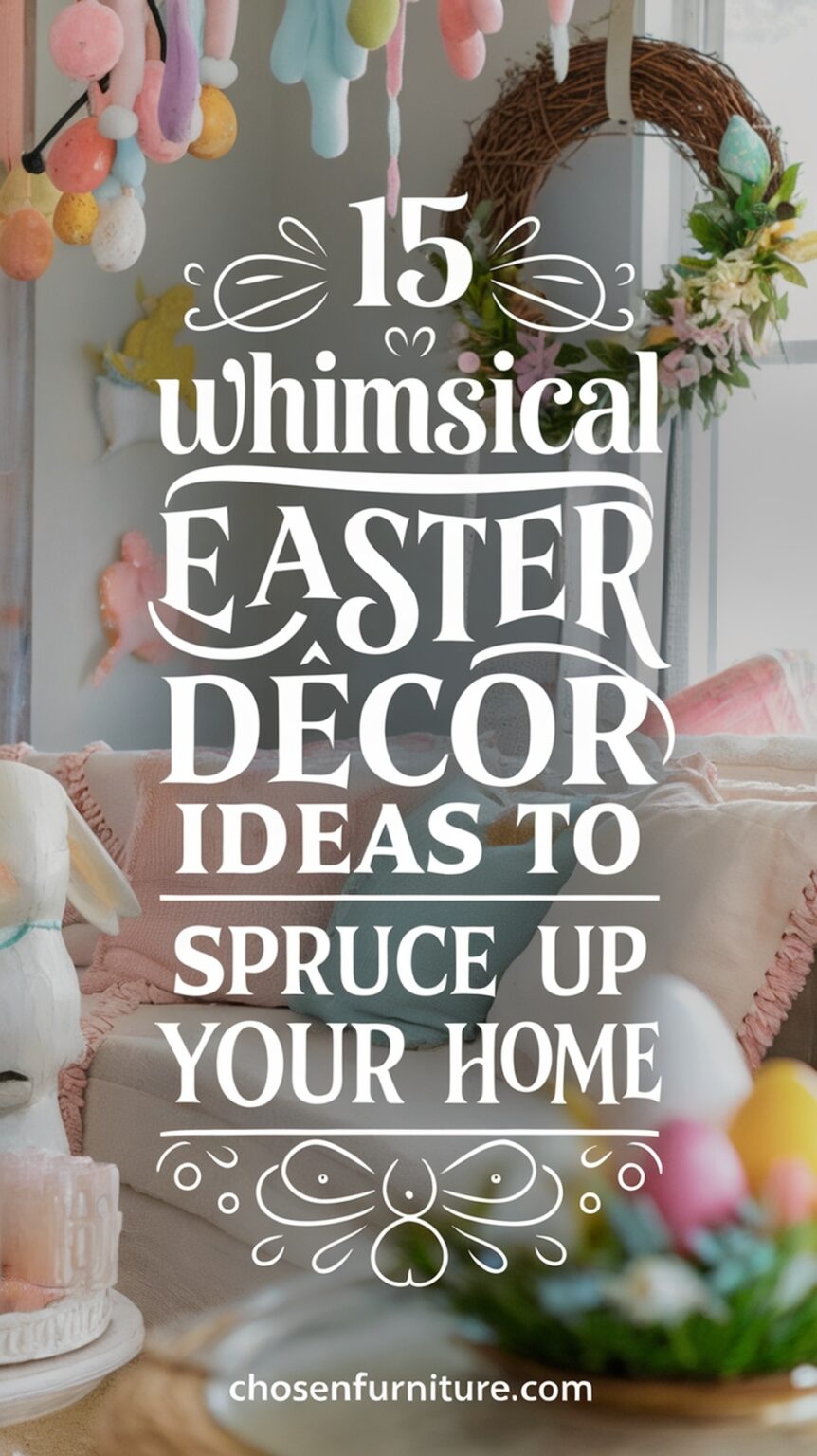 15 Whimsical Easter Decor Ideas - Chosen Furniture