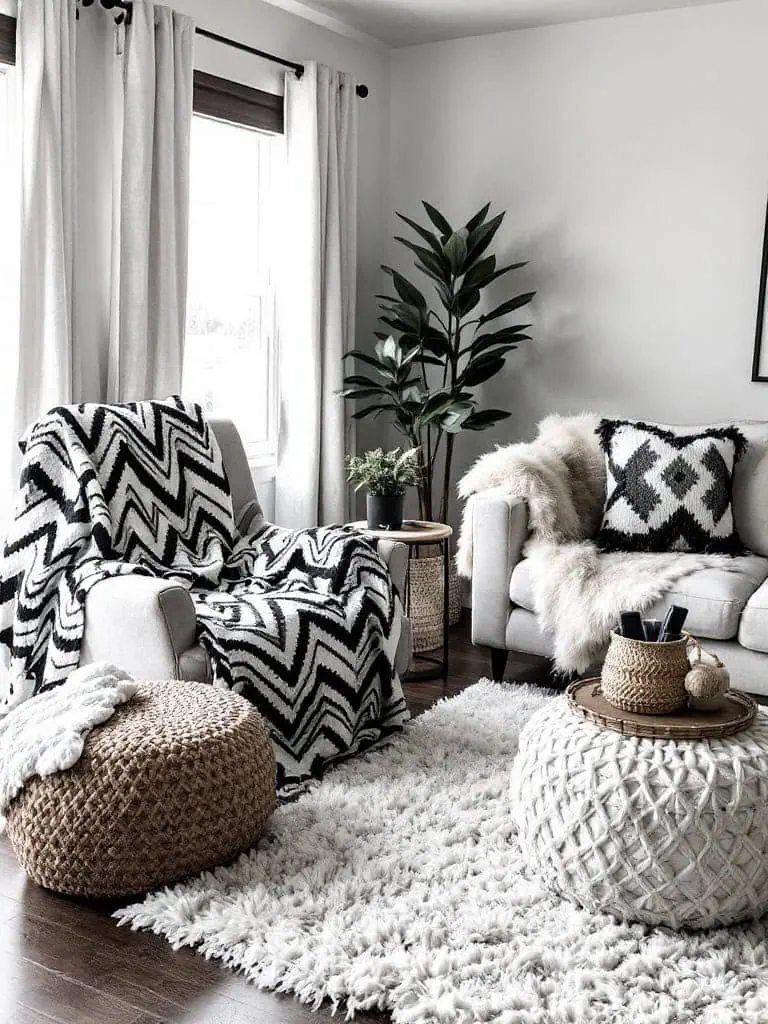 21 Modern Decor Ideas in Black and White - Chosen Furniture