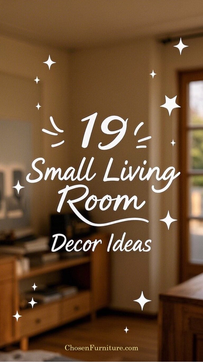 19 Small Living Room Decor Ideas to Try - Chosen Furniture