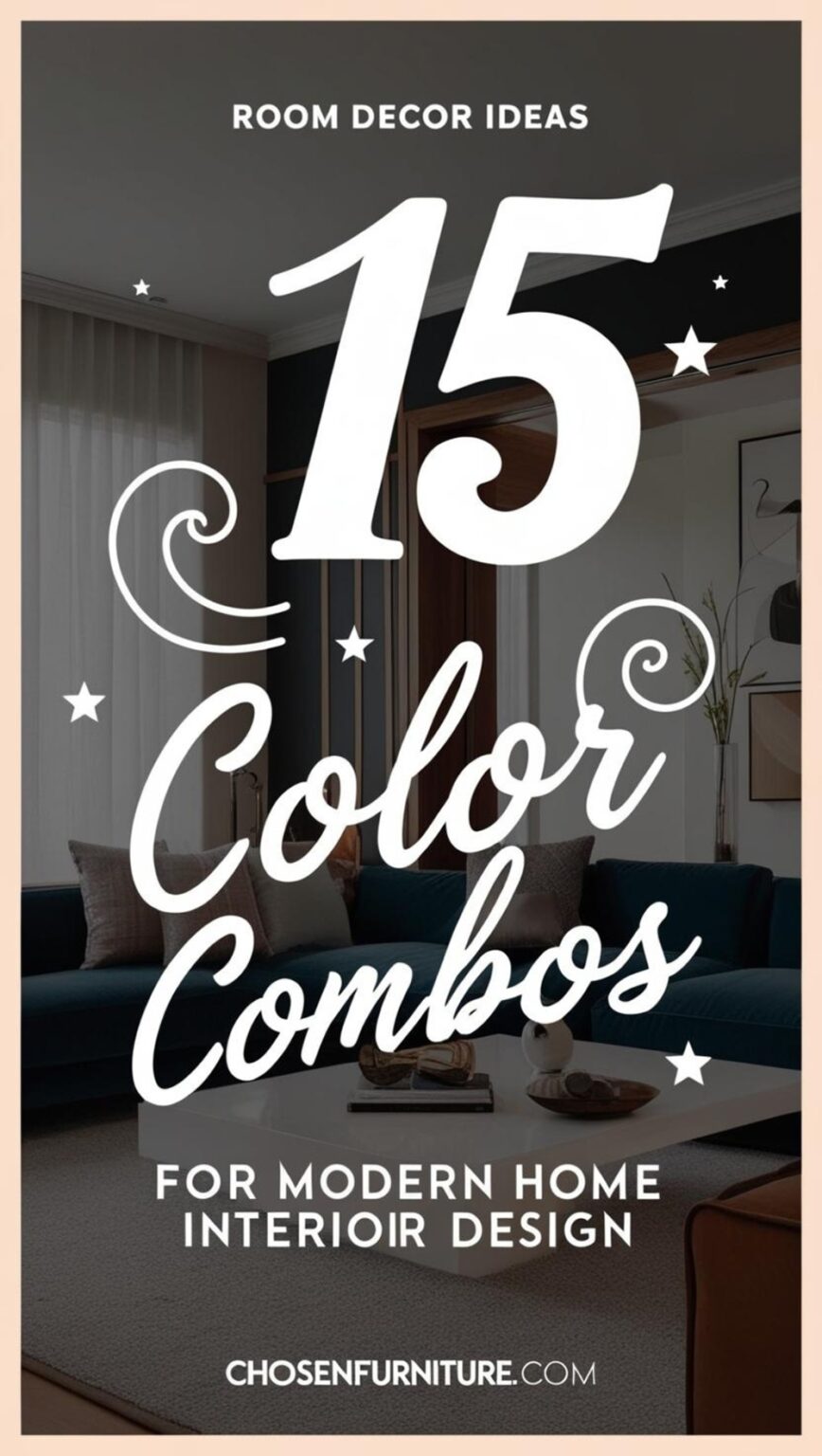 15 Color Combos for Modern Home Interior Design - Chosen Furniture