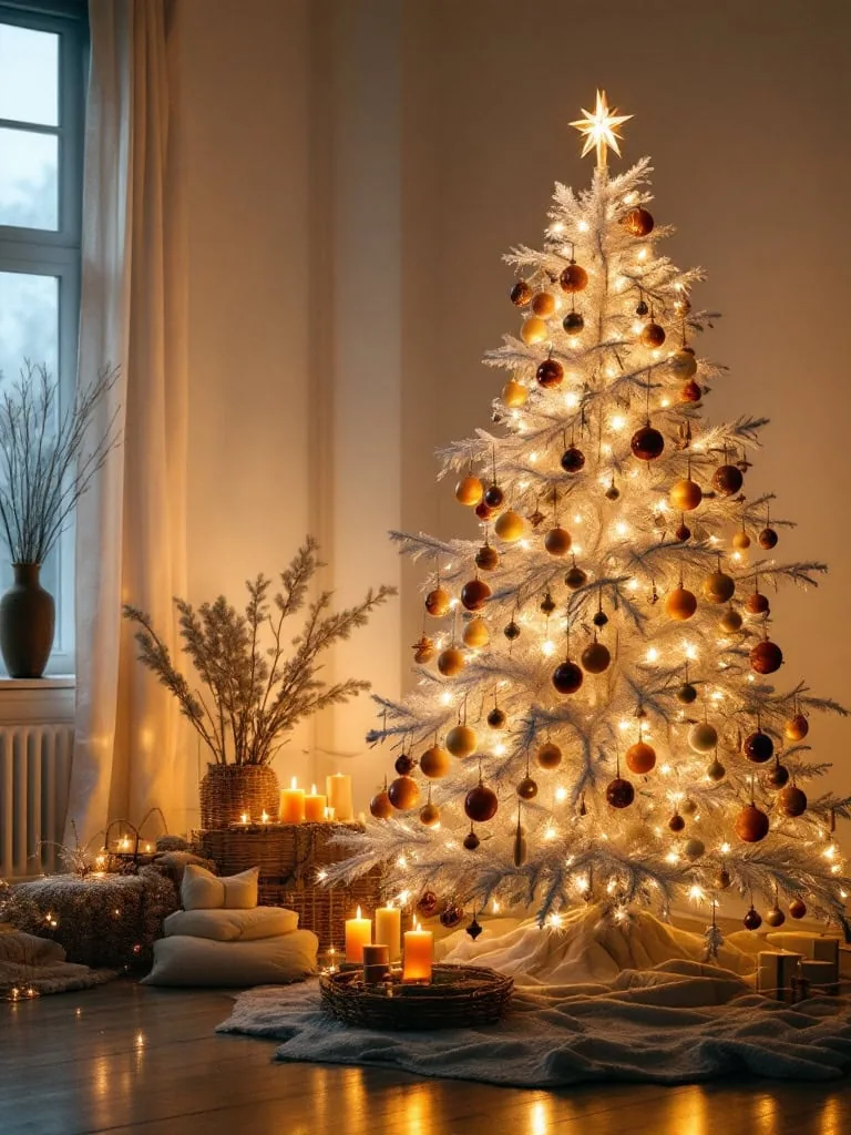 19 Stunning White Christmas Tree Decor Ideas - Chosen Furniture