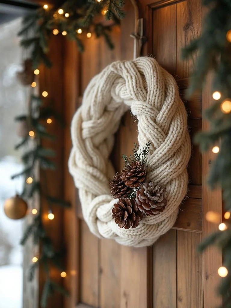 17 Winter Boho Front Door Decor Ideas - Chosen Furniture