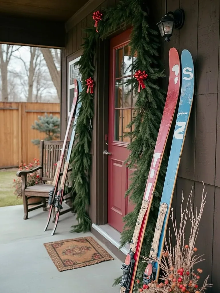 17 Winter Boho Front Door Decor Ideas - Chosen Furniture