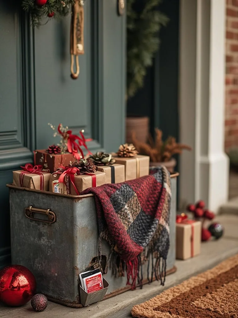 17 Winter Boho Front Door Decor Ideas - Chosen Furniture