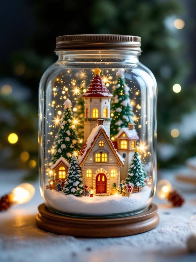 15 Whimsical Christmas Village Decor Ideas - Chosen Furniture