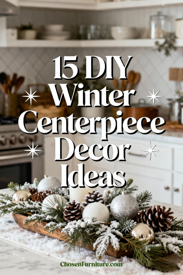 15 DIY Winter Centerpiece Decor Ideas - Chosen Furniture
