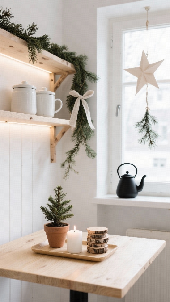3 Ways to Display Winter Greenery in Your Kitchen - Chosen Furniture
