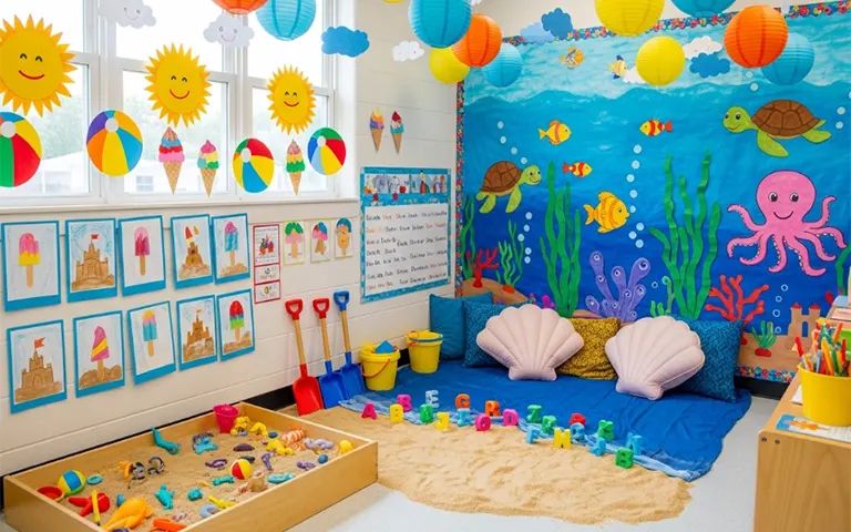 Summer Theme Preschool Classroom Decor Ideas - Chosen Furniture