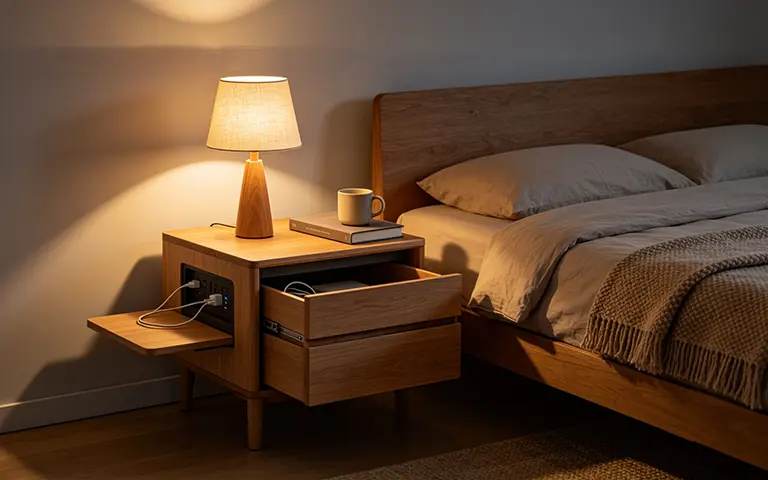 11 Small Bedroom Nightstands That Maximize Every Inch - Chosen Furniture